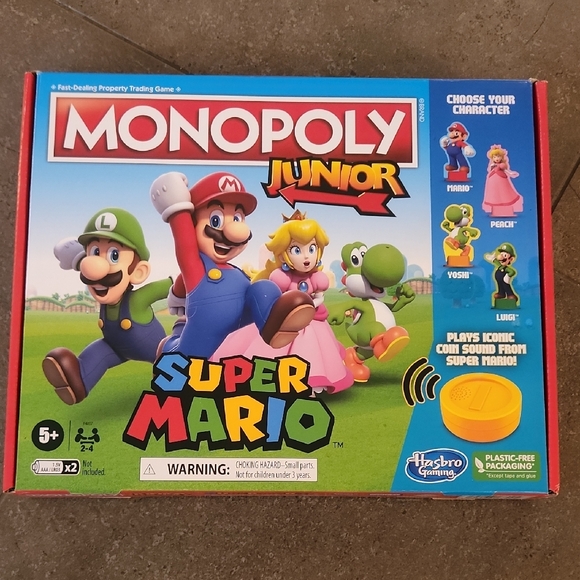 Toys | Monopoly Junior Super Mario Board Game | Poshmark
